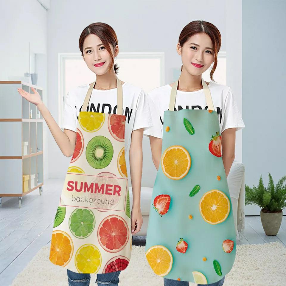 DELANTAL CON DISEÑO (FRUTAS)